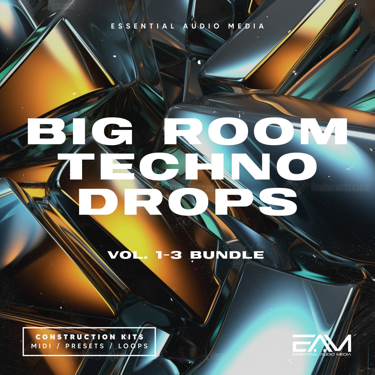 Big Room Techno Drops Vol.1-3 Bundle – essential audio media