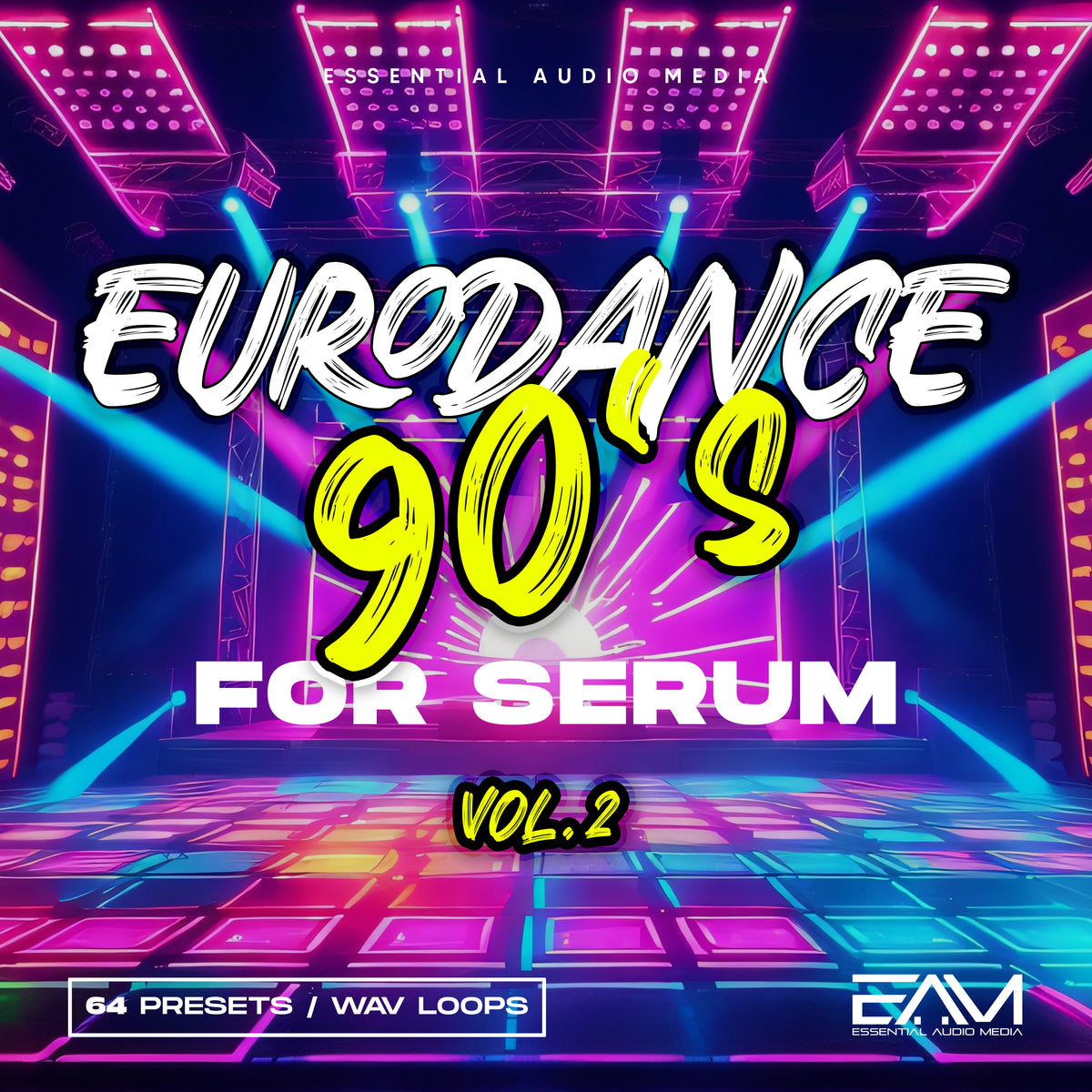 Eurodance 90s For Serum Vol.2 – essential audio media